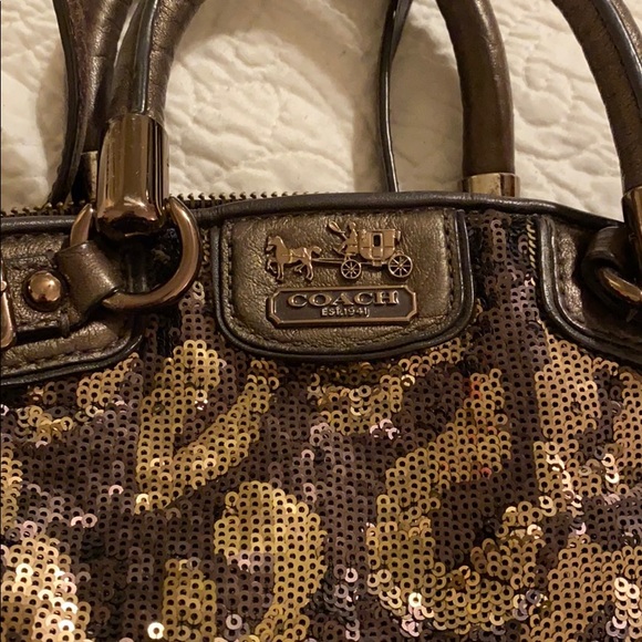 Coach | Bags | Coach Madison Sequins Mini Sophia No F1218638 | Poshmark